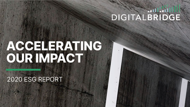 DigitalBridge Publishes 2020 ESG Report